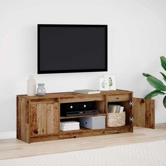 vidaXL Vidaxl - Meuble tv Marron 139,5 x 34 x 50 cm Bois ding&eacute;nierie