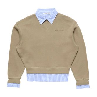 Acne Studios Layered sweatshirt - - Sweatshirts & Hoodies - Damen - Beige - M