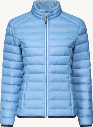 Jott Doudoune l&eacute;g&egrave;re avec d&eacute;tails en denim Bleu d&eacute;lav&eacute; Flight WNW JOTT x DENHAM - Taille XS