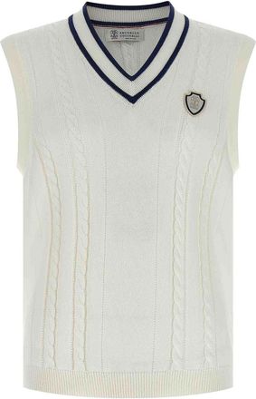 Brunello Cucinelli Gilet - Blanc