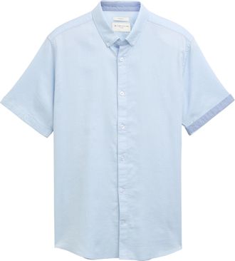 Tom Tailor Herren 1048099 Hemd, 13302 - Light Metal Blue, 3XL EU