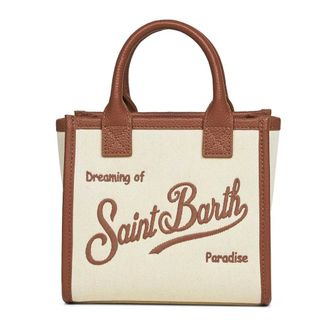 MC2 Saint Barth Femme, Sacs, Beige, Taille: ONE Size Mini Vanity Bag