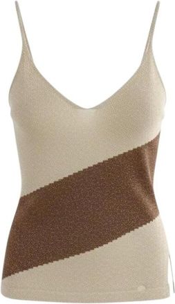 Gianni Lupo Femme, Tops, Multicolore, Taille: 36 FR Canotta Lurex Gld602En