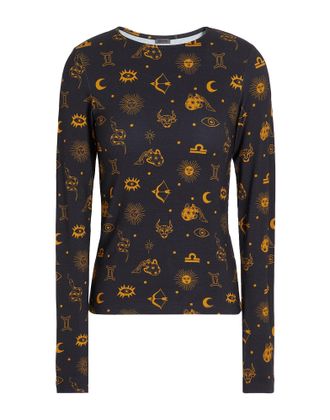 8 by YOOX PRINTED JERSEY SECOND-SKIN TOP