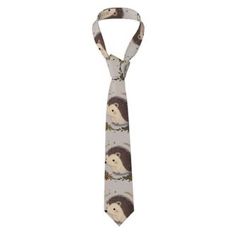 Generic Cravatte Adorable Petit H&eacute;risson Cravate D&eacute;contract&eacute;e Cravate Homme Pour Mariage Scolaires Accessoires