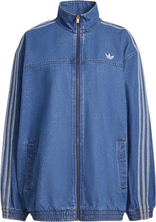 adidas Femme, Vestes, Bleu, Taille: 38 FR Firebird Adilenium Track Top Denim
