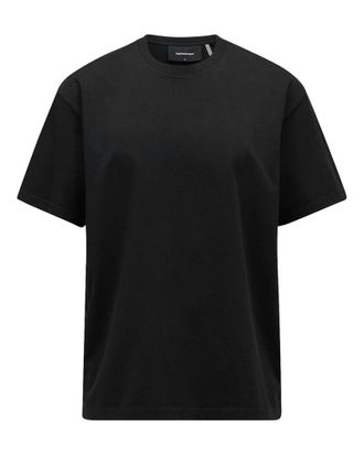 Peak Performance T-Shirt aus Baumwolle mit feiner Struktur in