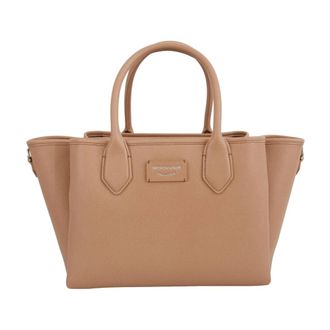 Emporio Armani Mittlere Shopper-Tasche mit Palmellato-Finish - - Bags - Damen - Rosa - ONE SIZE