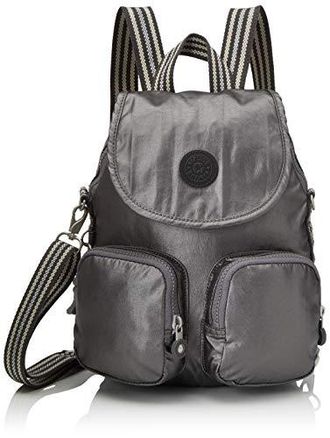 Kipling Firefly UpFemmeSacs &agrave; dosNoir (Carbon Metallic)22x31x14 Centimeters (B x H x T)