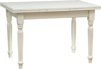 Biscottini International Esstisch ausziehbar Made in Italy 120x80 cm | Esstisch Holz massiv | K&uuml;chentisch ausziehbar