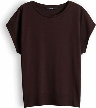 someday Kaja Kurzarmshirt - - Tops - Damen - Braun - S