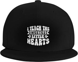 Generic JEnseigne Aux Plus Adorables Petits Coeurs Homme Femme Casquette De Baseball L&egrave;g&eacute;re Chapeaux Pare-Soleil Anti-UV Casquette Hip Hop pour Trucker Adulte