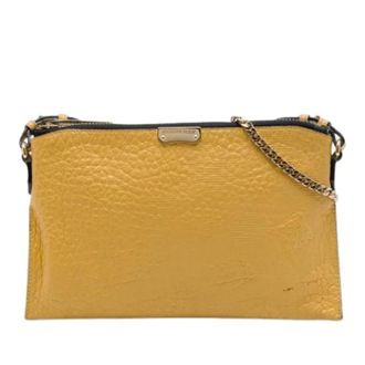 Burberry Sac bandouli&egrave;re vintage Pre-owned - Femme - Pre-owned - Jaune - Taille: ONE Size