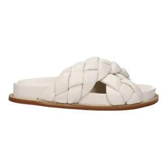 Fabiana Filippi Beige Leder Hausschuh Casual Schuh - - Shoes - Damen - Beige - 38 EU