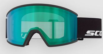 Scott Ambit Black Goggle amp aurora grn chrome s1