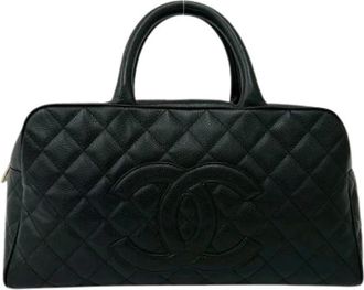 Chanel Sac &agrave; main vintage Pre-owned - Femme - Pre-owned - Noir - Taille: ONE Size