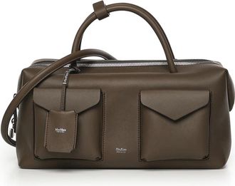 Max Mara Femme, Sacs, Brun, Taille: ONE Size Bauletto Large Holdall