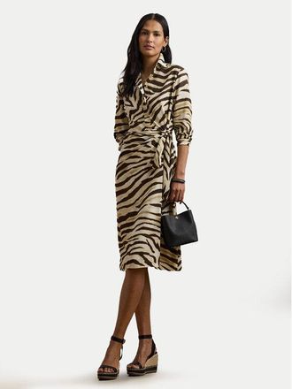 Lauren Ralph Lauren Hemdkleid 200970833001 Beige Regular Fit