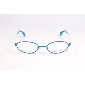 Emporio Armani Blaue Edelstahlbrillen (Fassungen)