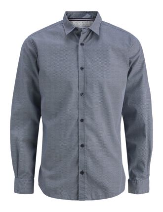 Jack & Jones Jjmatheo Print Detail Shirt L/S