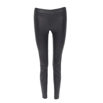 Vince Black Stretch Leather Leggings Size XS