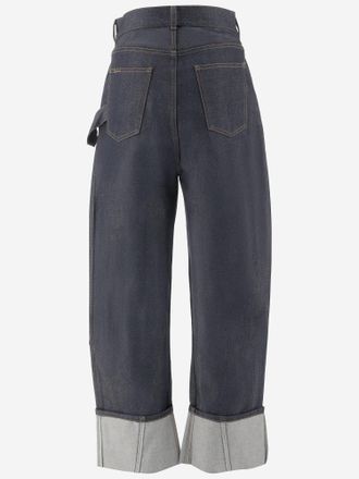 J.W.Anderson Womens Jeans Cotton Denim Blue