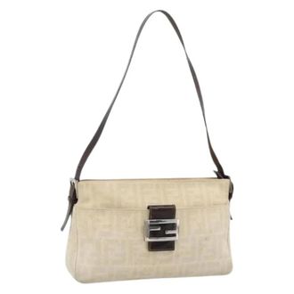 Fendi Pre-owned Zucca Canvas Shoulder Bag - - Pre-owned - Damen - Beige - ONE SIZE