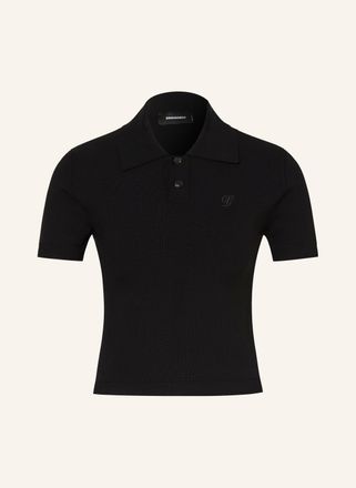 Dsquared2 Piqu&eacute;-Poloshirt schwarz