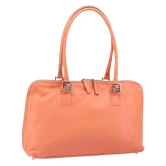 Fendi Sac &agrave; main en cuir Pre-owned - Femme - Pre-owned - Rose - Taille: ONE Size