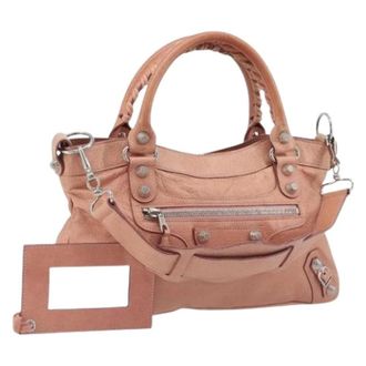 Balenciaga Sac &agrave; main vintage Pre-owned - Femme - Pre-owned - Rose - Taille: ONE Size