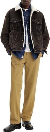 Levi's Pantalon Droit XX Chino Authentic pour Homme, Kaki Britannique Doux GD, 31W / 30L