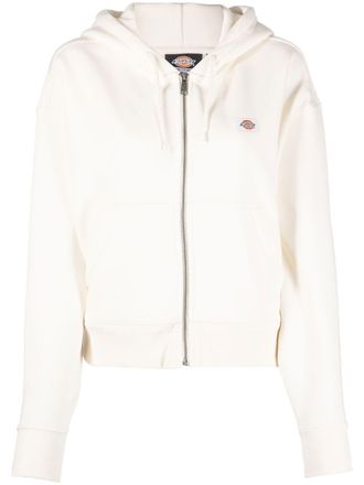 Dickies hoodie zipp&eacute; &agrave; patch logo - Tons neutres