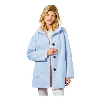 Junge Single-Breasted Coats - - Coats - Damen - Blau - L