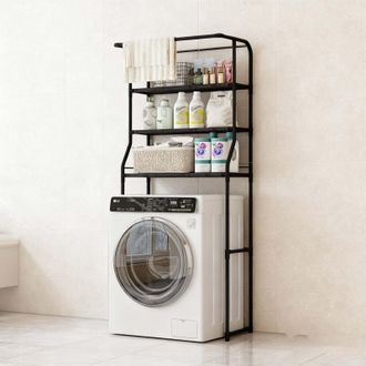 Generic Regal hinter der Toilette - Regal &uuml;ber der Waschmaschine, vielseitige Badorganizer und Aufbewahrungsm&ouml;glichkeiten for Waschk&uuml;che/Badezimmer/Waschraums