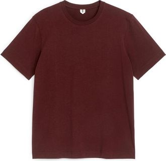 Arket T-Shirt Mit Normaler Passform 170 GSM -Rot