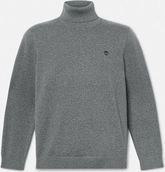 Timberland Williams River Rollkragenpullover aus Baumwolle f&uuml;r Herren in Dunkelgrau, Herren, Grau, Gr&ouml;&szlig;e