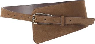 Abro Abro G&uuml;rtel - G&uuml;rtel aus Veloursleder - Gr. 75 - in Braun - f&uuml;r Damen