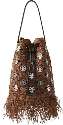 Paco Rabanne Sac seau Rabanne - Femme - Sacs - Brun - Taille: ONE Size