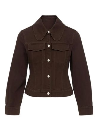 By Malene Birger veste Villies en denim de coton bio - Marron