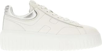 Hogan Femme, Chaussures, Blanc, Taille: 38 EU H Stripes Lace-Up