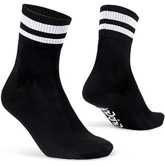 GripGrab Mixte Gripgrab Chaussettes Estivales Original Stripes en Rétro pour Vélo Vtt Multi-sport Respiran Chaussettes Cyclisme, Noir, 41-44 EU