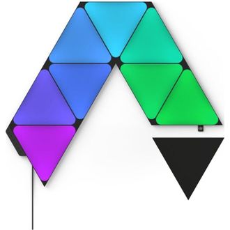 Nanoleaf Nanoleaf Kit de d&eacute;marrage Shapes Black Triangles (9 panneaux) 42 W Wi-Fi