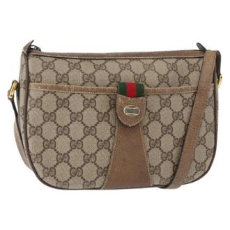 Gucci Sac bandouli&egrave;re vintage Pre-owned - Femme - Pre-owned - Beige - Taille: ONE Size