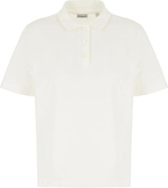 Burberry Femme, Tops, Blanc, Taille: 38 FR Polo en coton