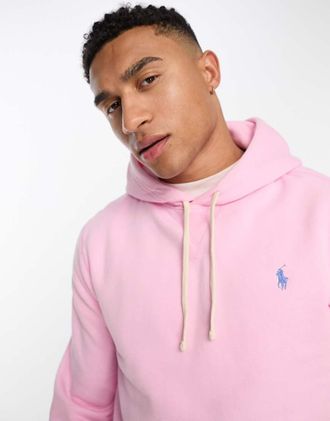 Polo Ralph Lauren Sweat &agrave; capuche densemble avec logo embl&eacute;matique - Rose