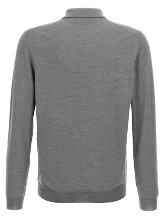 Zanone Virgin Wool Polo - Gray