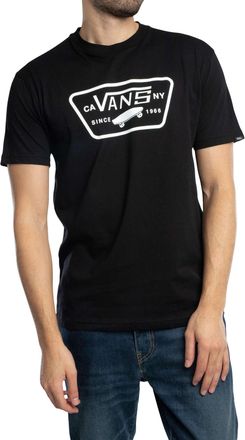 Vans Herren Full Patch T-Shirt, Schwarz (Black/White), X-Small