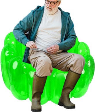 Generic Aufblasbare Couch, aufblasbare Couch, Tragbare, aufblasbares Sofa, Sitzsack-, Sitzsack, aufblasbare im Freien für Spiele, Partys, Wohnen, Treffen im F