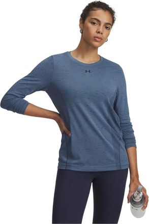 Under Armour Vanish Sweatshirt f&uuml;r Damen, Nahtlos, Lang&auml;rmlig (Rauchblau)
