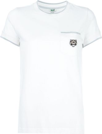 Kenzo t-shirt Mini Tiger - Blanc